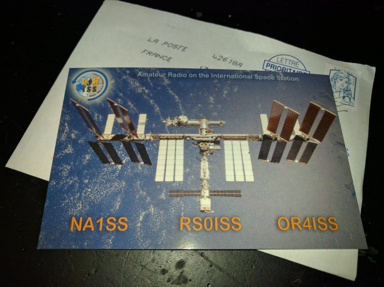 QSL Karte von der ISS – QSL card from ISS | DK3ML